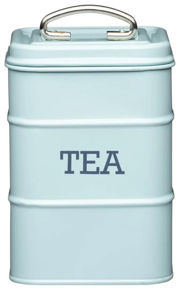 Modrá plechová dóza na čaj Kitchen Craft Nostalgia