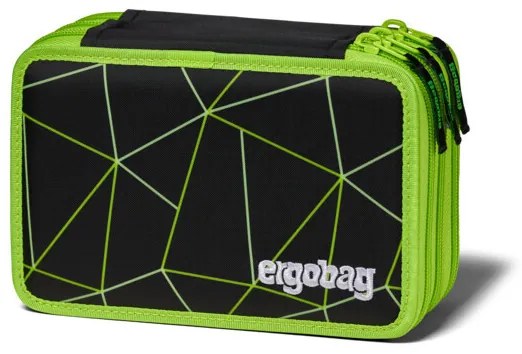 Školní penál Ergobag maxi - Fluo race
