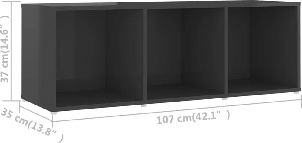 vidaXL TV skříňky 2 ks 107 x 35 x 37 cm dřevotříska [3079915] Barva: dub sonoma
