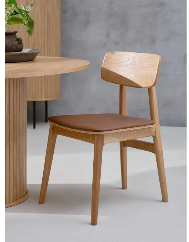 Designová jídelní židle Harper II přírodní