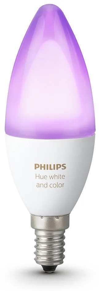 Philips LED RGB Stmívatelná žárovka Philips HUE WHITE AND COLOR AMBIANCE E14/6W/230V P2363