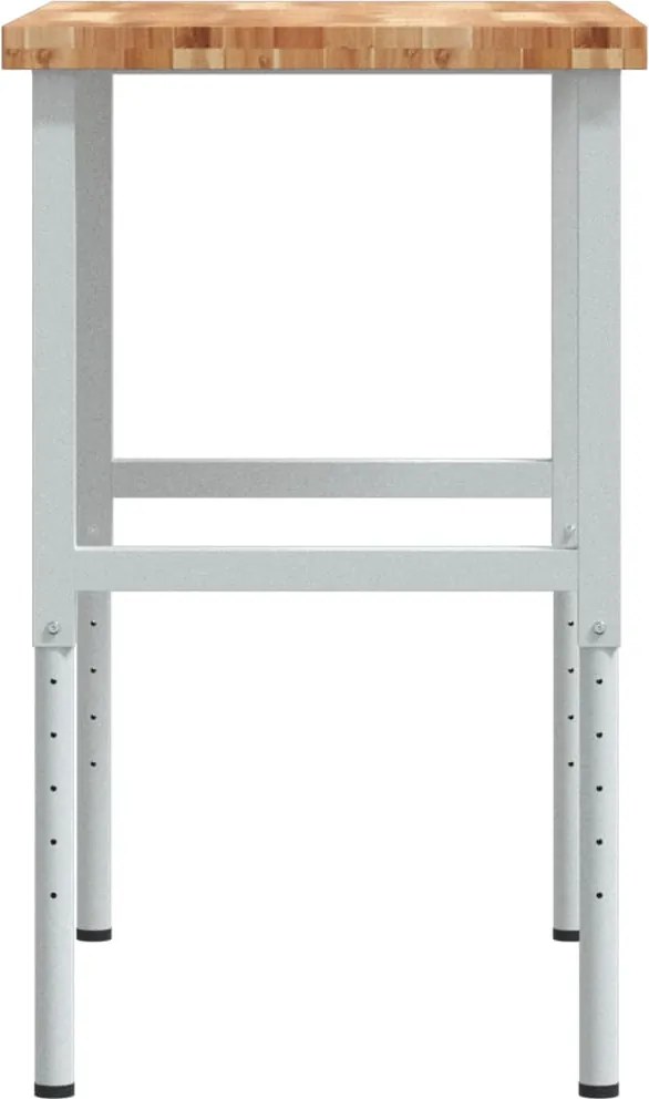 Pracovní stůl 100x60x(73–99,5) cm masivní akácie obdélníkový 3309715