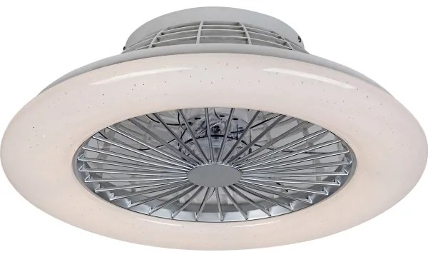 Rabalux - LED Stmívatelné stropní svítidlo s ventilátorem LED/30W/230V + DO