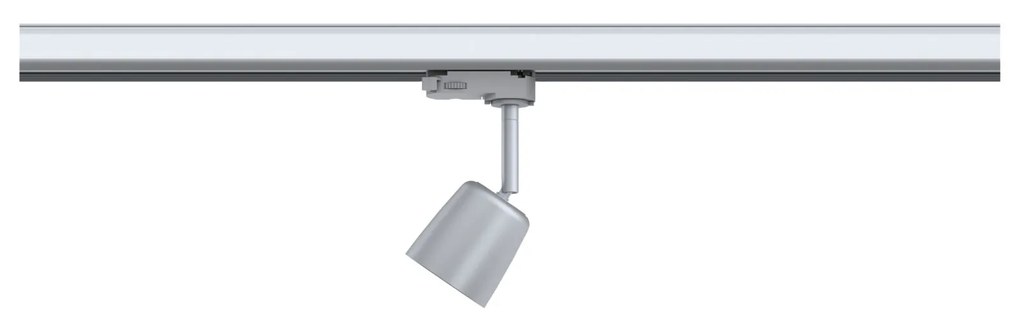 Paulmann 95530 ProRail3 Cover, stříbrný reflektor, 1x10W LED GU10, prům. 6,6cm
