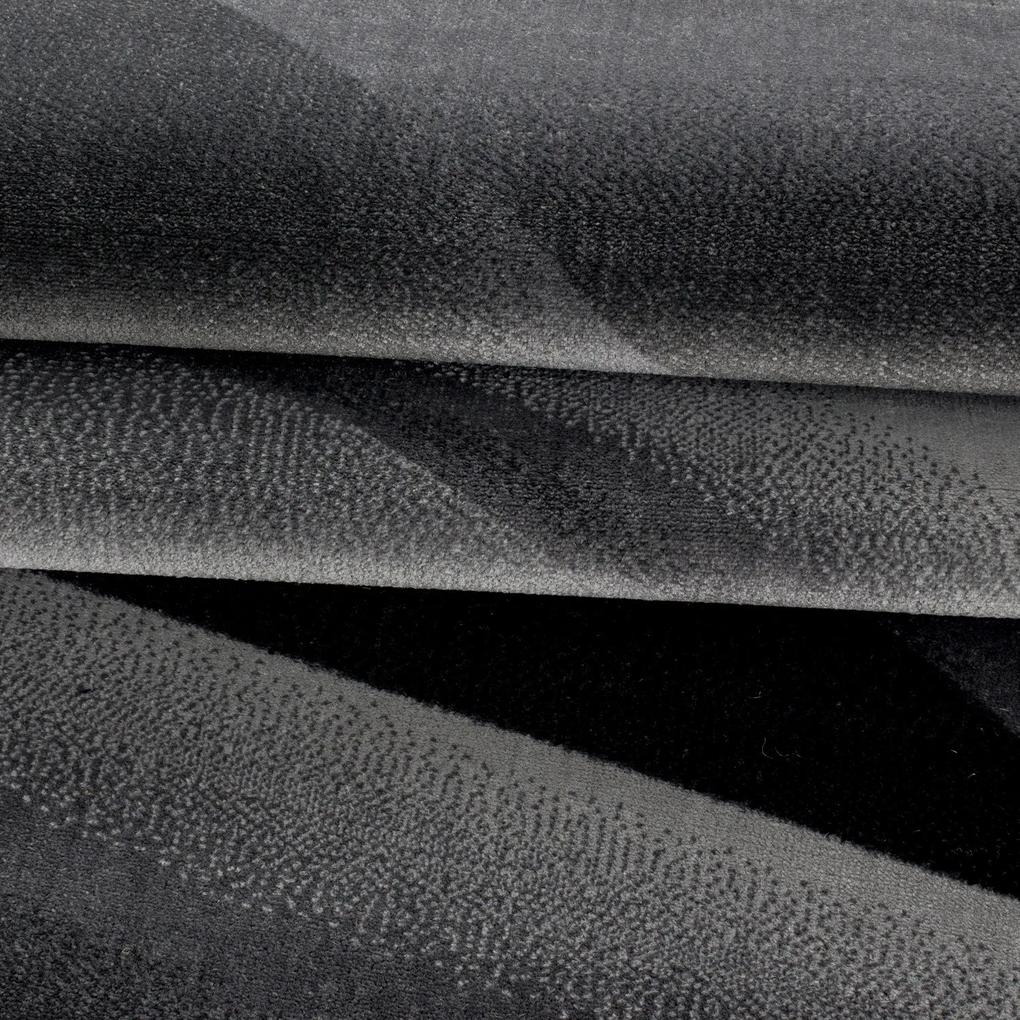 Ayyildiz Kusový koberec MIAMI 6590, Černá Rozměr koberce: 80 x 150 cm