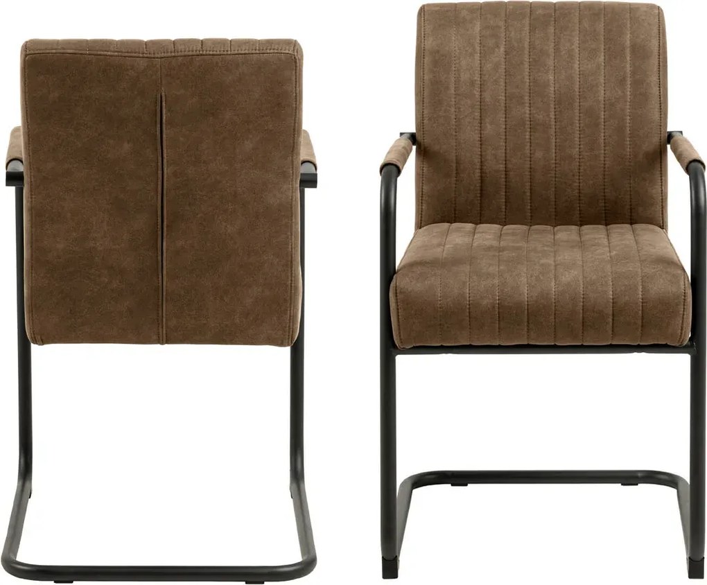 Designová jídelní židle ADELE II hnědá/černá