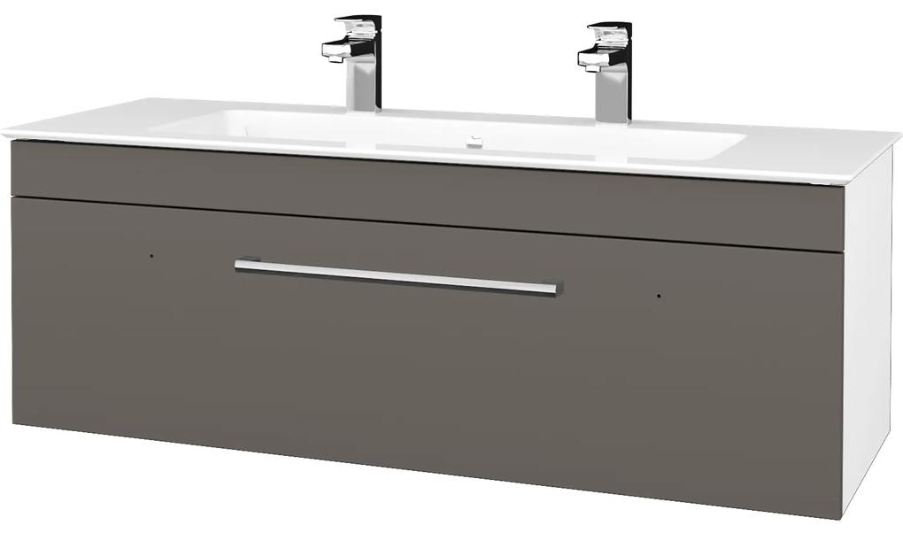Dřevojas Koupelnová skříň ASTON SZZ 120 Varianta: D08 Wenge / Úchytka T06 / D08 Wenge