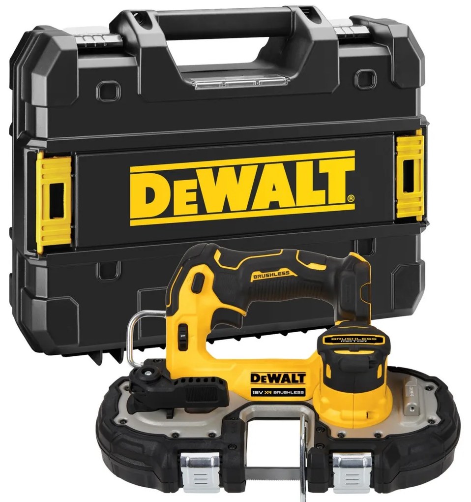 AKU pásová pila DeWALT DCS377NT 18V, bez aku a nabíječky, Tstak