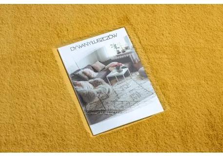 Dywany Luszczow Kusový koberec BUNNY, zlatá, imitace králíčí kožešiny Rozměr koberce: 160 x 220 cm