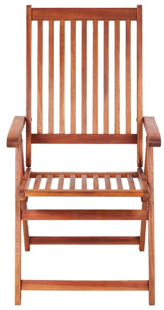vidaXL Skládací zahradní židle 3 ks masivní akáciové dřevo