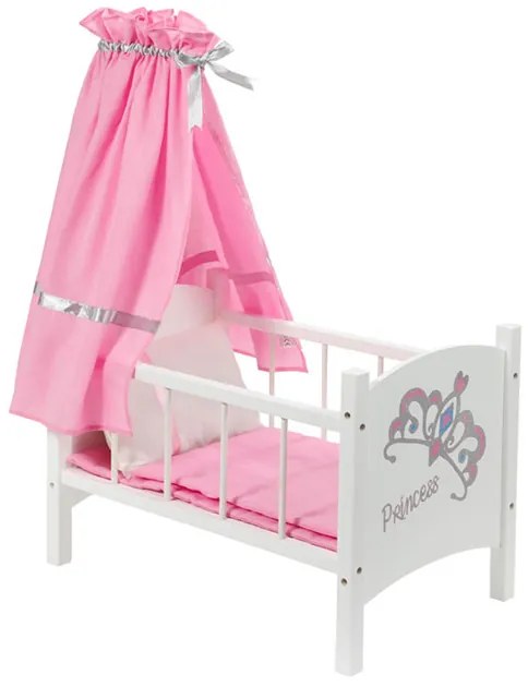 KNORRTOYS Postýlka pro panenky Diadem dřevo 52 x 30 x 29 cm