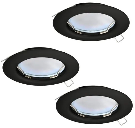Eglo 900754 - SADA 3x LED Podhledové svítidlo PENETO 1xGU10/2,8W/230V