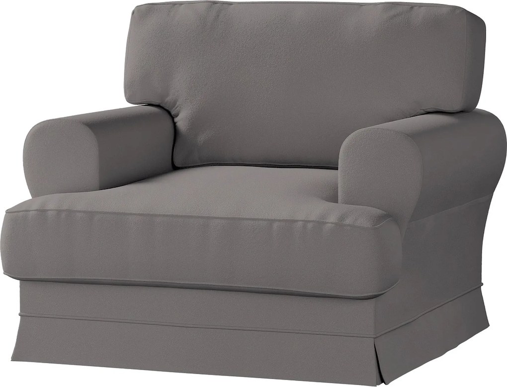 Potah na křeslo IKEA Ekeskog barva béžová látka pletený vzor