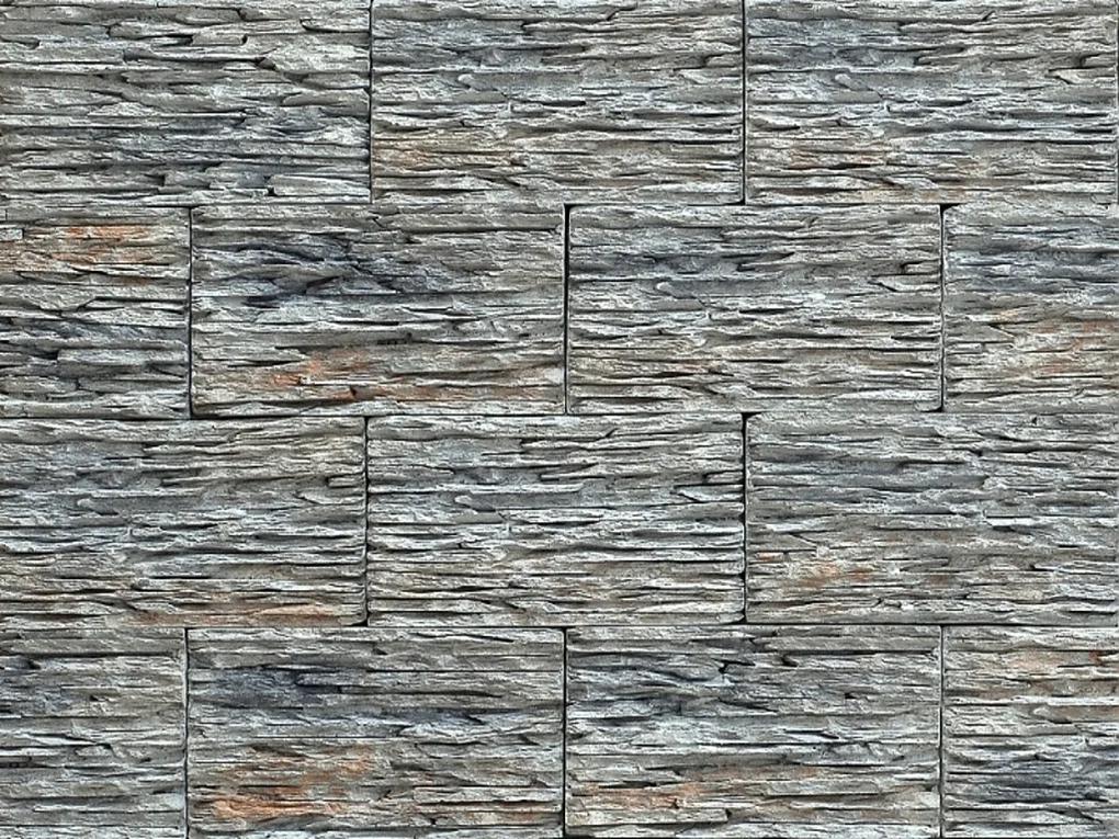 Betonový obklad VASPO Břidlice Lámaná varicolor 9,7x19,5cm