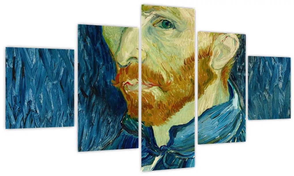 Obraz - Vincent van Gogh, Self-Portrait, reprodukce (125x70 cm)