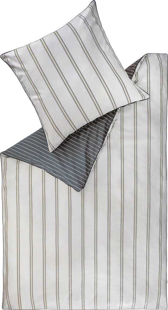 XXXLutz POVLEČENÍ, renforcé, antracitová, krémová, šedá, 140/220 cm Esprit - Povlečení - 003021048602