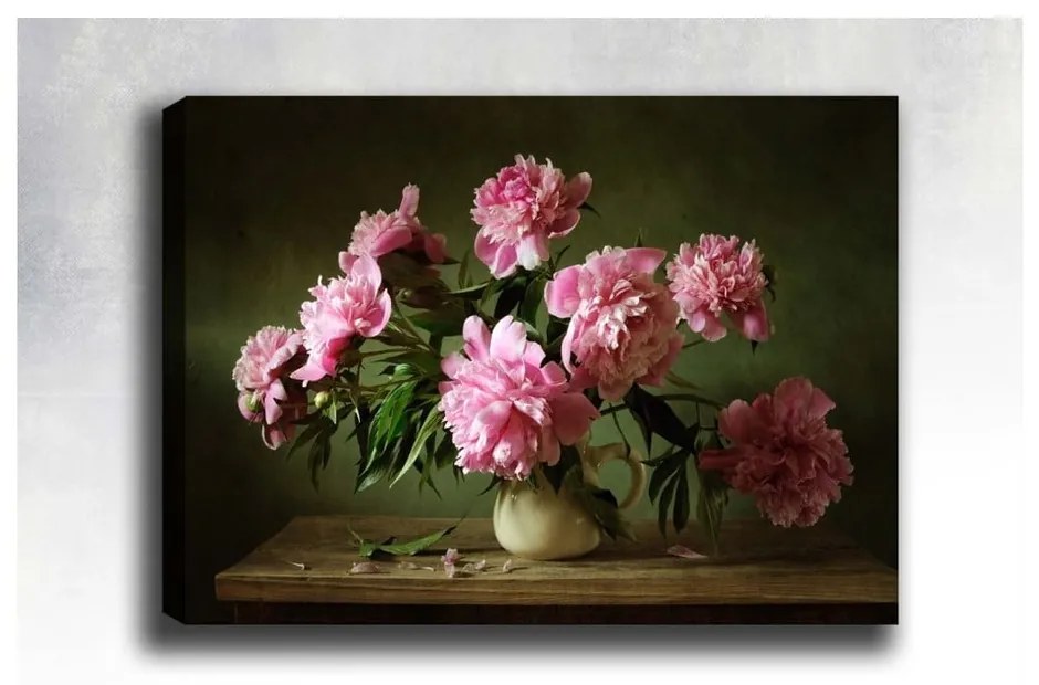 Nástěnný obraz na plátně Tablo Center Pink Roses, 40 x 60 cm