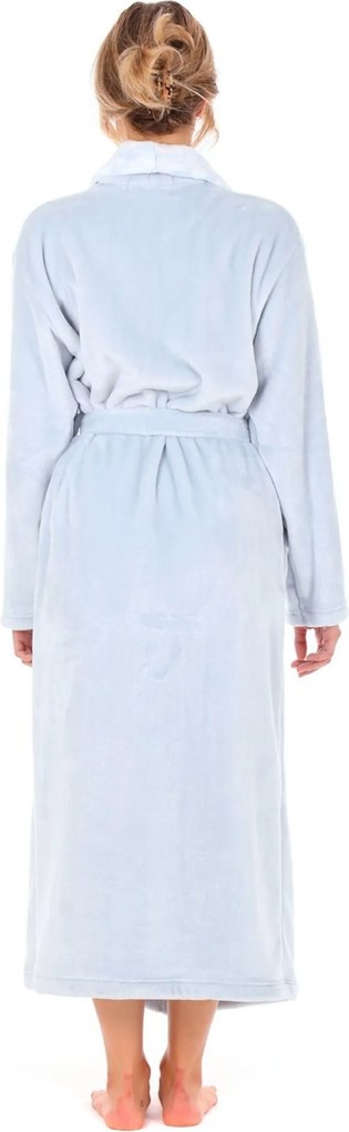 Flora ledově modrá - Dámský Župan s Límcem 25 56 5251 - S