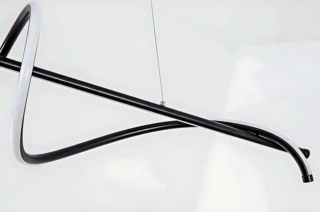 Toolight Závěsné LED osvětlení Modern D24 LHJ023-CP 120 cm černé