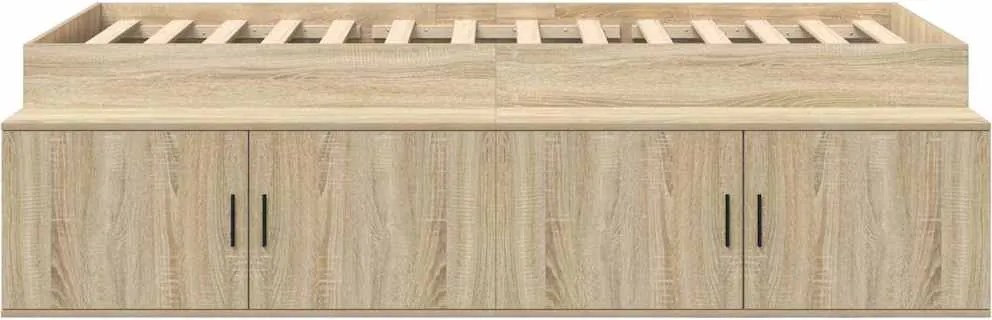 Rám postele se zásuvkou Sonoma dub 80 x 200 cm Kompozitní dřevo 3335199