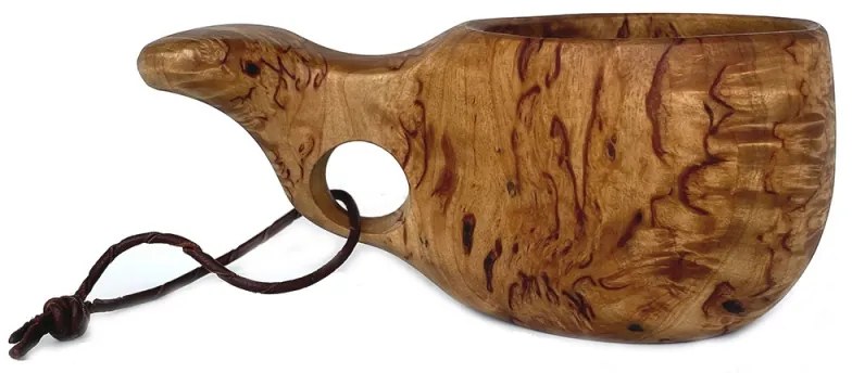 Finský hrnek Kuksa, bříza kadeřavá