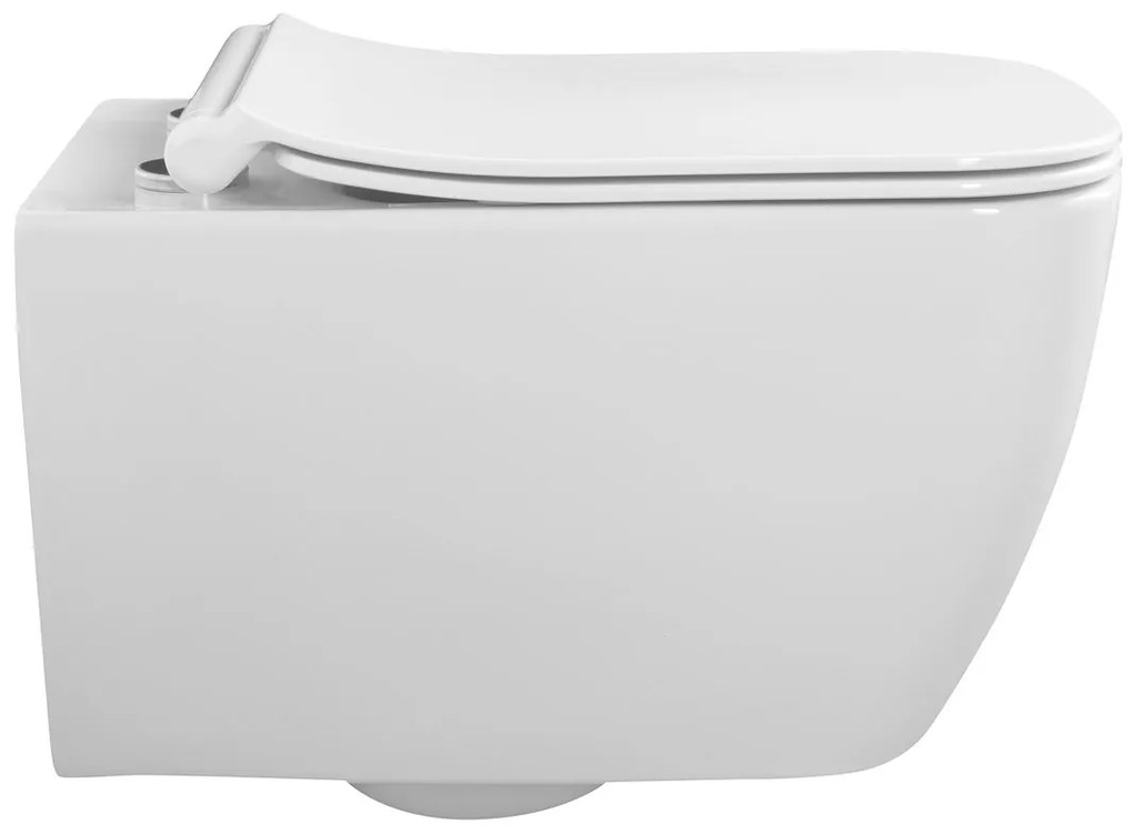 Isvea Isvea, VEA závěsná WC mísa, Rimless, 34,5x52cm, bílá, 10VA02001