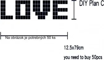 Nálepky na stěnu samolepky srdce I SENTOP FA-501 FA501
