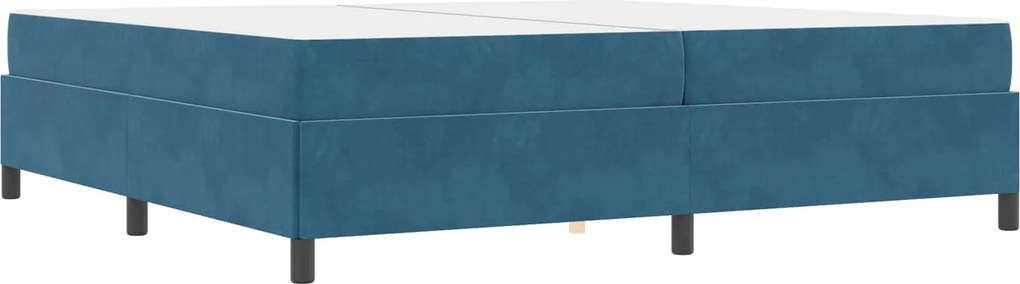 Rám postele Tmavě modrá 200 x 200 cm textil 3399088