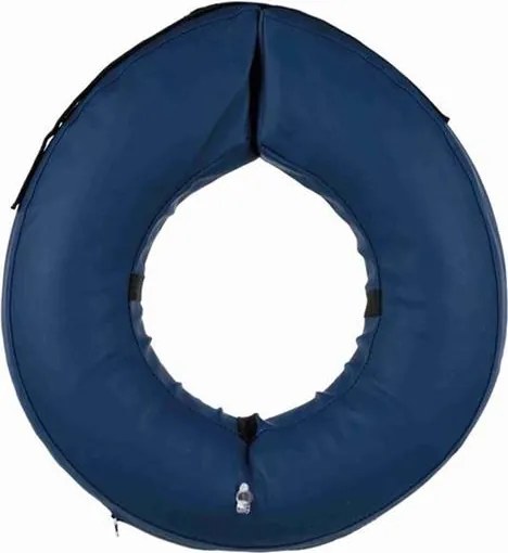 Ochranný nafukovací límec proti lízání a kousání ran M-L 45-57cm