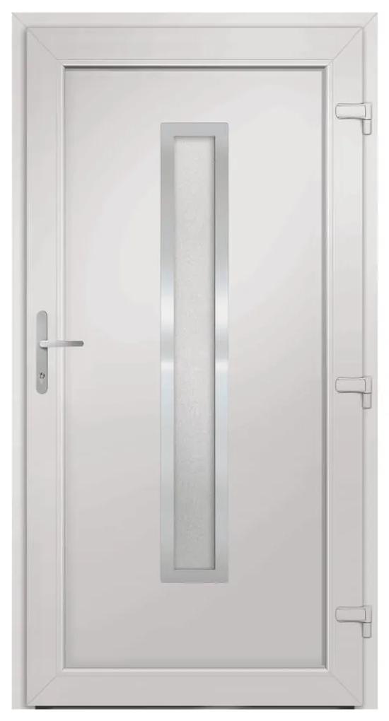 Vchodové dveře antracitové 88 x 200 cm PVC,  3187903
