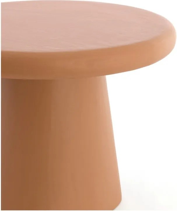 Kulatý konferenční stolek v terakotové barvě ø 60 cm Kulona – Light & Living