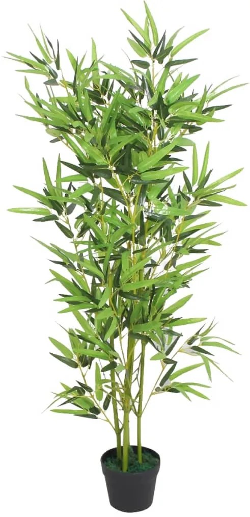 244456 vidaXL Umělá rostlina bambus s květináčem 120 cm zelený
