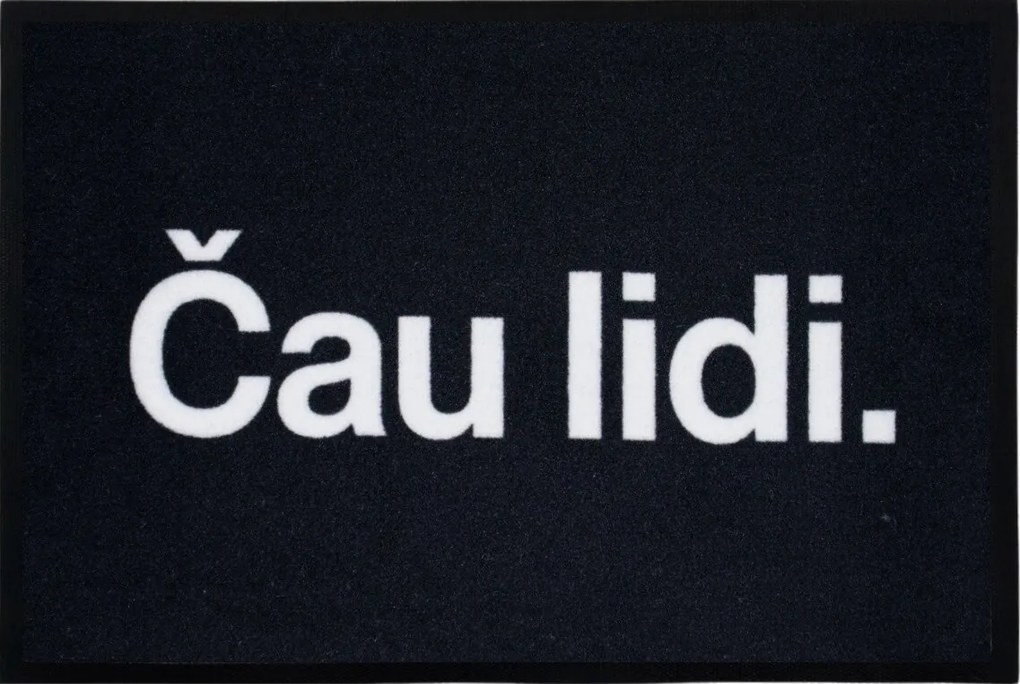 Mercury Flooring, Rohožka Čau lidi 40x60 cm - na ven i na doma, 40x60, černá