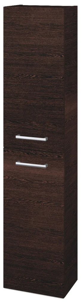 Dřevojas Skříň vysoká DOOR SV1D2 35 Varianta: D08 Wenge / Úchytka T02 / D08 Wenge / Pravé