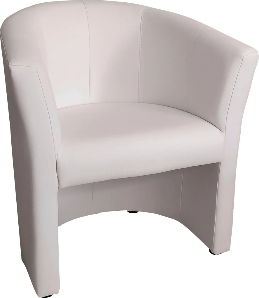 XXXLutz KŘESLO, textil, bílá Ti'me - Křesla klasická - 002330003001