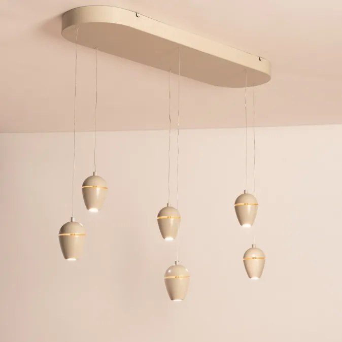 Závěsné stmívatelné LED svítidlo Cosmo Taupe 6