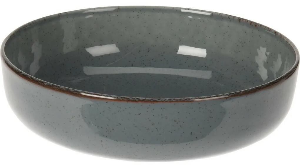 EH Porcelánový hluboký talíř Dark Grey, 15 cm