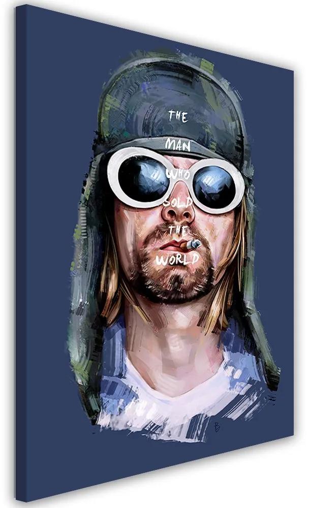 Gario Obraz na plátně Portrét Kurta Cobaina - Dmitry Belov Rozměry: 40 x 60 cm