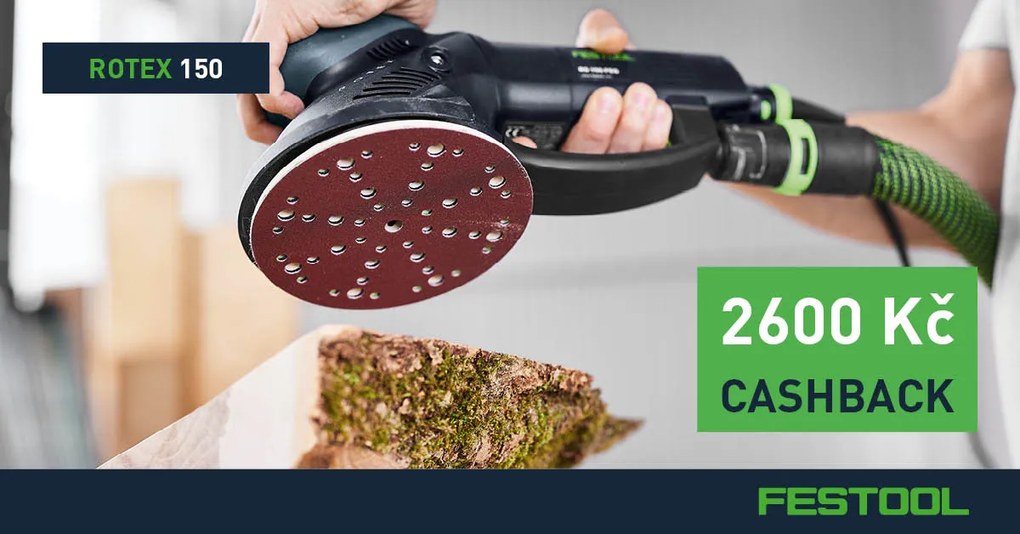 Festool | ROTEX 150 FEQ-150 mm – broušení 3v1