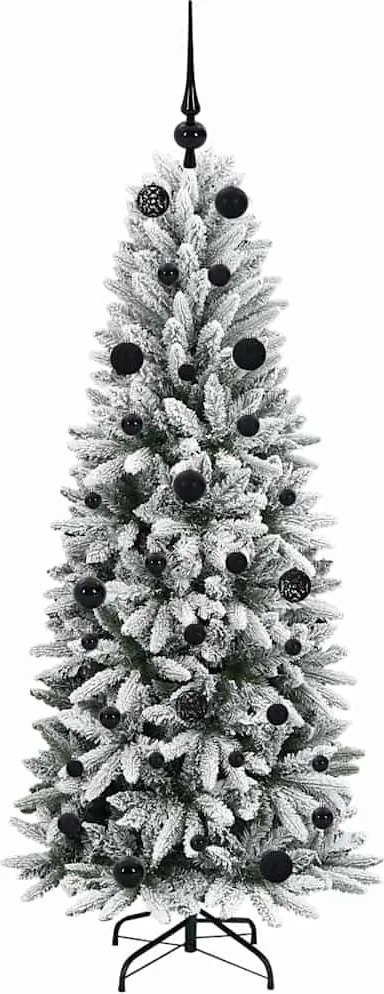 Umělý vánoční stromeček Bílá 150 cm PVC, plast, ocel a PE 3396034