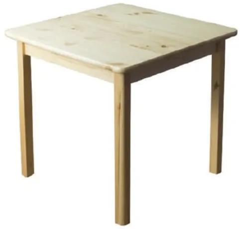 ImportWorld Stůl čtvercový Vladimír - 80x80 cm (Barva dřeva: Ořech)