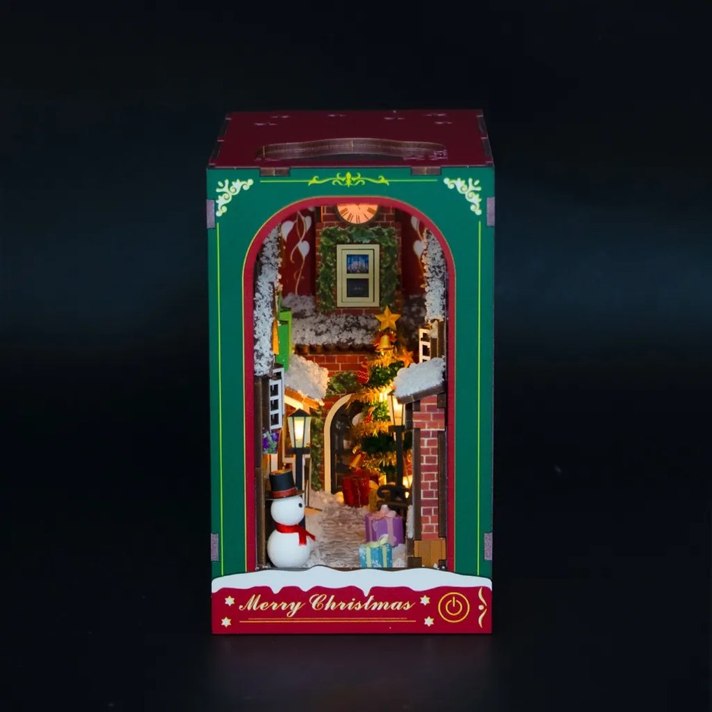 2Kids Toys 3D skládačka Zarážka na knihy Bílé Vánoce