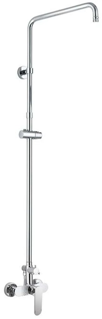 Mereo - Sprchový set s baterií, bez příslušenství, chrom CBE60104SM