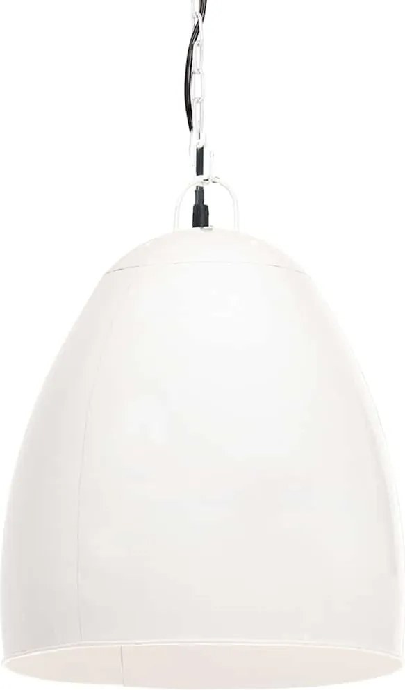 Industriální závěsné svítidlo 25 W bílé kulaté 42 cm E27 320558