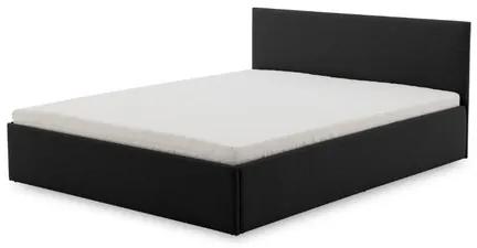 Čalouněná postel LEON s pěnovou matrací rozměr 160x200 cm Šedá