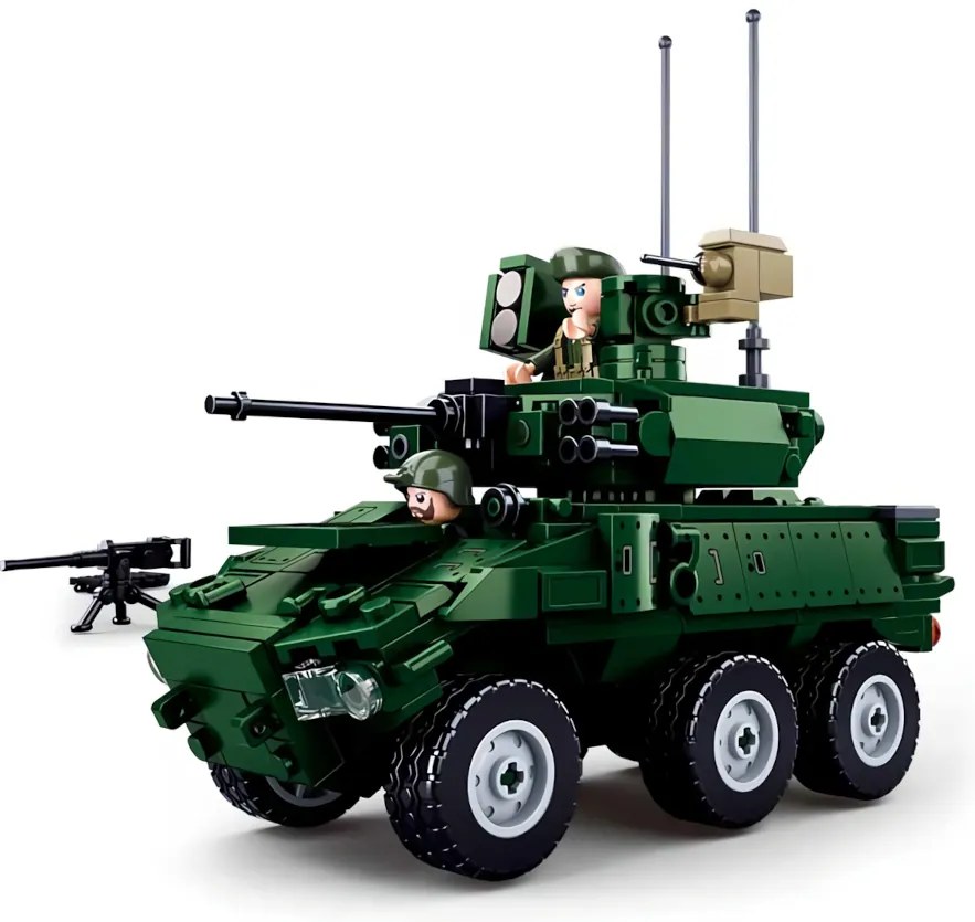 Sluban Model Bricks M38-B0753 Obrněné bojové vozidlo 6x6 EBRC Jaguar