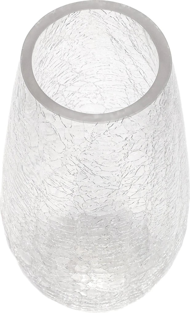 váza s rozbitým skleněným motivem, průměr 14 cm