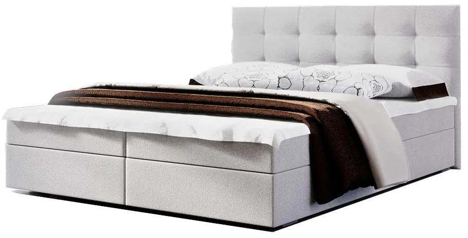 Čalouněná postel FADO 2 + rošt + matrace, 160x200, Cosmic 10