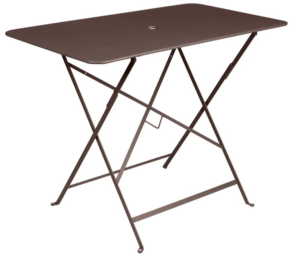 Fermob Skládací stolek BISTRO 97x57 cm - Russet (červenohnědá/povrch struktura)