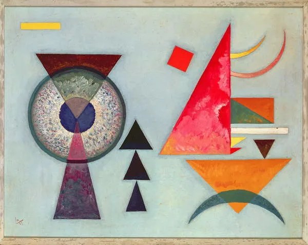 Wassily Kandinsky - Obrazová reprodukce Weiches Hart (Soft Hard) 1927, (40 x 30 cm)